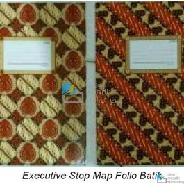 Harga Executive Stop Map Folio Batik Rp 74800 | toko stationery lengkap