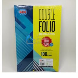 Jual murah Lined Paper Sinar Dunia Kertas Bergaris 100 Lembar 70 Gsm